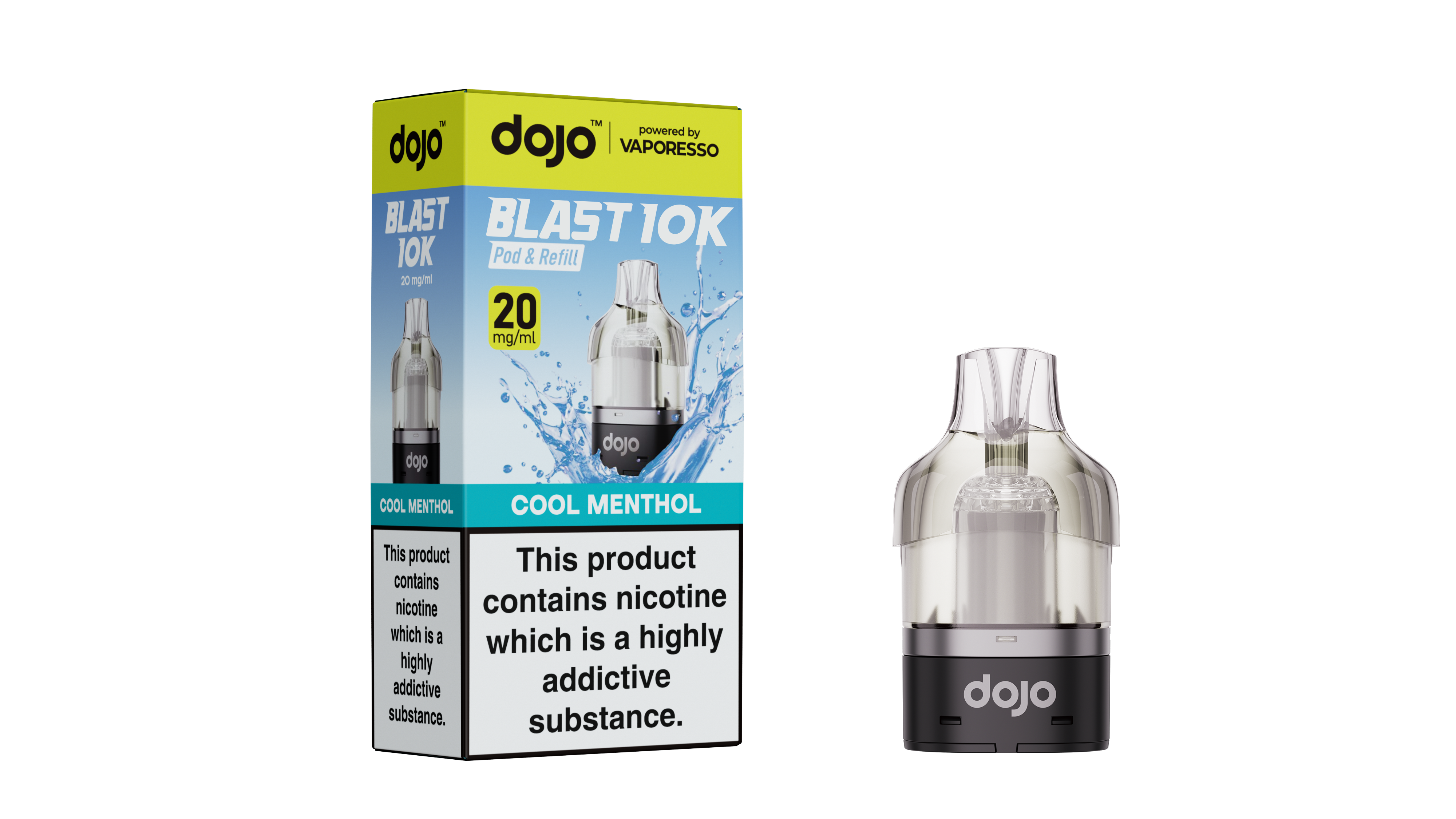 Cool Menthol - Vaporesso Dojo Blast 10K | 30K Prefilled Pod + Refill C ...