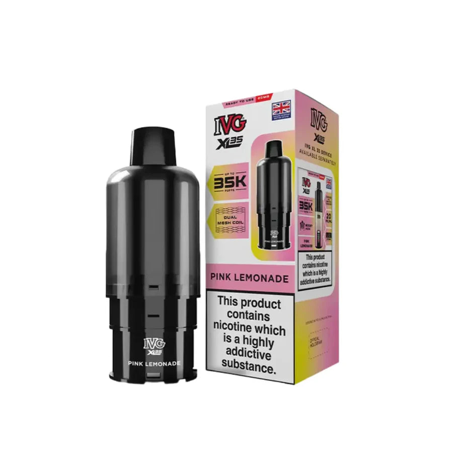 IVG XL35 Pink Lemonade Pre-Filled Pod – Vapeslough