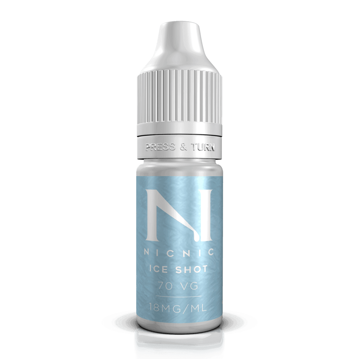 NIC NIC ICE SHOT 70VG 18MG/ML NICOTINE SHOT – Vapeslough