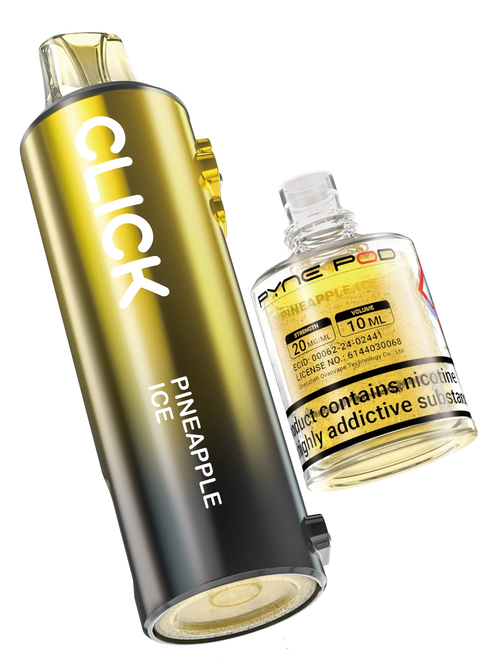 Pineapple Ice - Pyne Pod Click Prefilled Pod + Refill Container ...